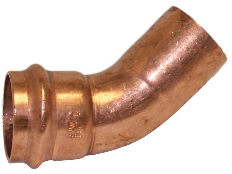 APOLLO 10075086 1-1/2" COPPER STREET 45 ELBOW 806-2 FTG X PRESS - APFS