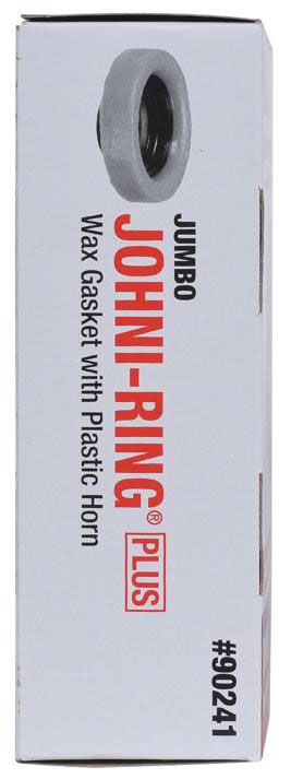 HERC 90241 JUMBO JOHNI-RING WAX RING W/ HORN FOR 3" & 4" LINES - APFS