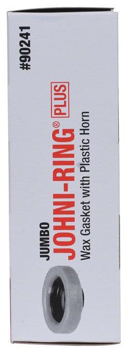 HERC 90241 JUMBO JOHNI-RING WAX RING W/ HORN FOR 3" & 4" LINES - APFS