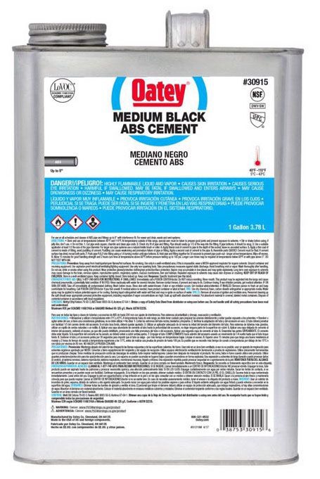 OATEY 1 GALLON BLACK ABS CEMENT - APFS