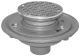 WADE 1100-A5-1-3NH Floor Drain w/ Cast Iron Body, 5" Nicklen Bronze Top ...