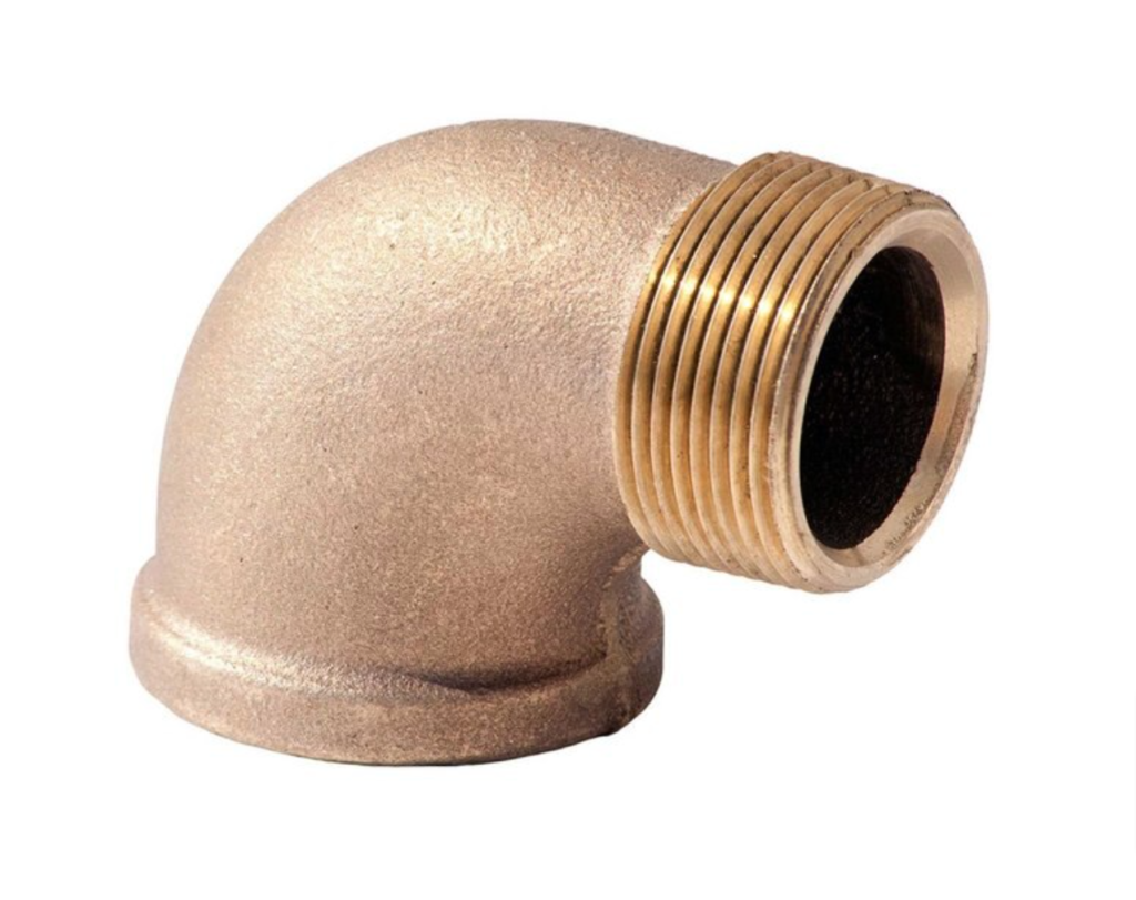 BF B-ST9009 2-1/2" BRASS STREET ELBOW 90 - APFS