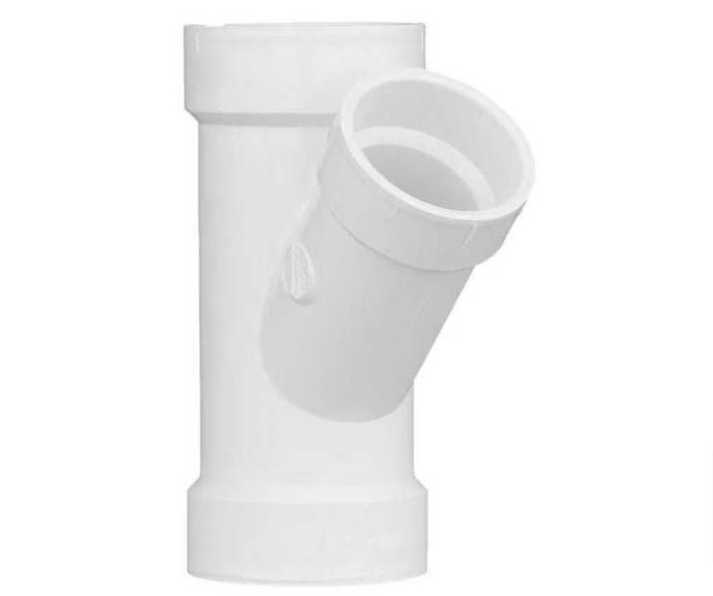DWV LP601-582 8 X 8 X 4 PVC DWV REDUCING WYE - APFS