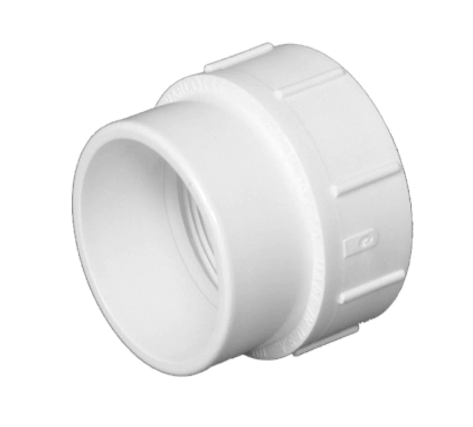 DWV LP105-060 6 PVC DWV FITTING CLEANOUT ADAPTER (S x FPT) - APFS