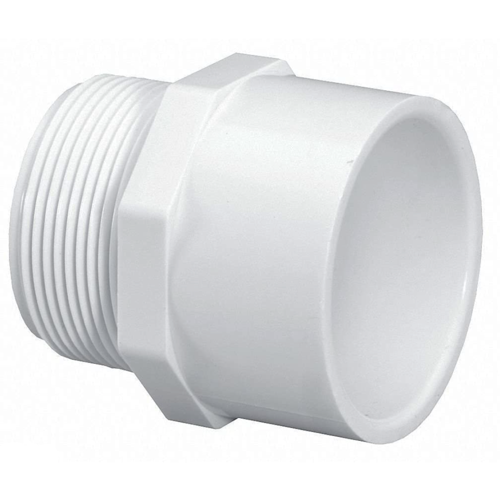 DWV LP109-040 4 PVC DWV MALE ADAPTER (MPT x H) (BX-25) - APFS